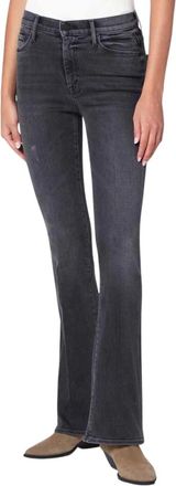 Mother Damen, Jeans, Grau, W30Größe