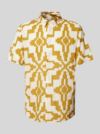 Thinking Mu Regular Fit Freizeithemd mit 1/2-Arm