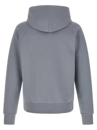 HUGO BOSS Cotton-Canvas Hoodie - Gray