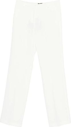 Pinko Pinko, Femme, Pantalons, Blanc, Taille: 34 FR Pantalon en toile avec pli marqu&eacute;