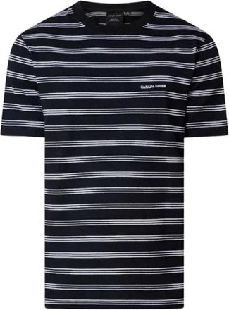Canada Goose Homme, Tops, Noir, Taille: M T-shirt ray&eacute; Vantage