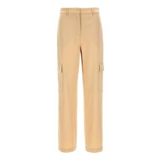 Michael Kors Damen, Hosen, Beige, 3XSGröße