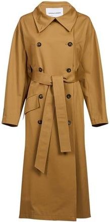 Margaux Lonnberg Trench long boutonn&eacute; uni en coton