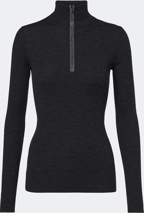 Brunello Cucinelli Pull Monili en laine et cachemire