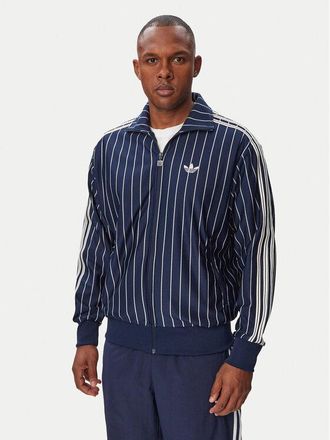adidas Sweatshirt Firebrid Pinstripes Track Top KR7228 Dunkelblau Regular Fit