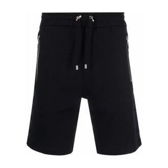 Balmain Logo-gepr&auml;gte Bermuda-Shorts - - Shorts - Herren - Schwarzk - L