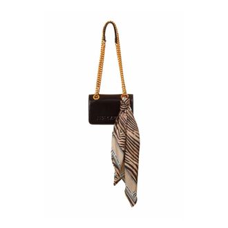 Just Cavalli Schultertasche mit Foulard - - Bags - Damen - Schwarzk - ONE SIZE