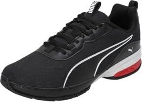 Puma Homme Viz Runner 2 Mesh FS Road Running Shoe, Black-for All Time Red, 44 EU