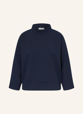 More & More More & More Rollkragenshirt Mit 3/4-Arm blau