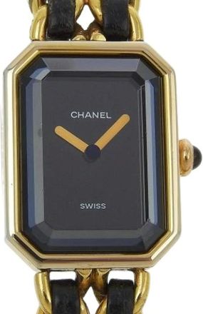 Chanel Montre Vintage en M&eacute;tal Pre-owned - Femme - Pre-owned - Noir - Taille: ONE Size
