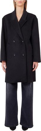 Liu Jo Manteau crois&eacute; Wf6299 T722A - Femme - Manteaux - Noir - Taille: 38 FR