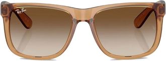 Ray-Ban Justin Sonnenbrille mit eckigem Gestell - Braun