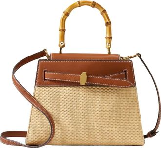 Veronica Beard Femme, Sacs, Multicolore, Taille: ONE Size Raffia Dash Top Handle Bag