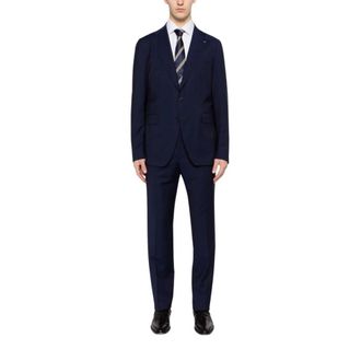 Tagliatore Einknopf-Sakko - - Suits - Herren - Blau - 2XL