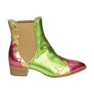 Pertini Westernstil Lederstiefel - - Shoes - Damen - Mehrfarbig - 40 EU
