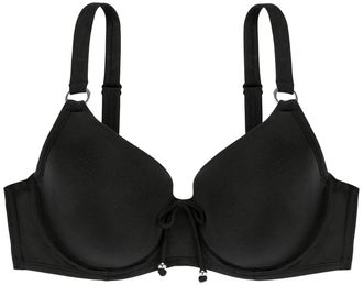 Dorina Damen B&uuml;gel Bikinioberteil, Fiji Curves Bikini Top, Gr. 80E (Herstellergr&ouml;&szlig;e: 36DD), schwarz