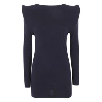 Junya Watanabe Lang&auml;rmliger Sweater mit U-Boot-Ausschnitt - - Knitwear - Damen - Schwarzk - S
