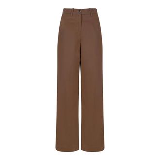 Nine In The Morning Femme, Pantalons, Brun, Taille: W25 Pantalon large camel