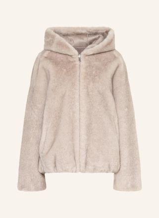 Lilienfels Lilienfels Kunstfell-Jacke grau