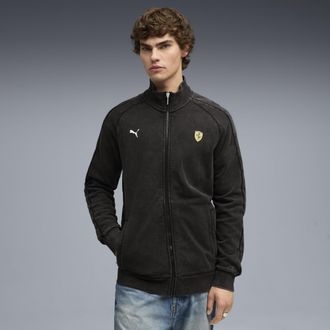 Puma Scuderia Ferrari T7 Jacke Herren, Kleidung, Schwarz, L