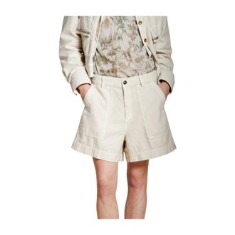 Mason's Femme, Shorts, Beige, Taille: 34 FR Dallas Cargo Bermuda