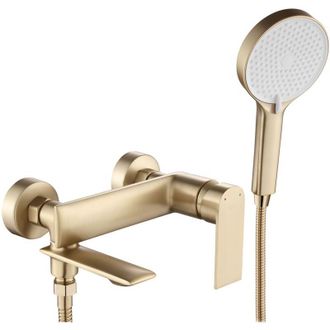Rea badewannenarmatur veneta 90 brush gold