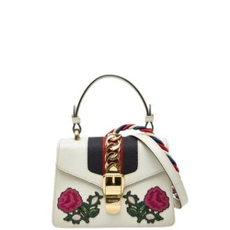 Gucci Pre-owned Vintage Schultertasche - - Pre-owned - Damen - Wei&szlig; - ONE SIZE