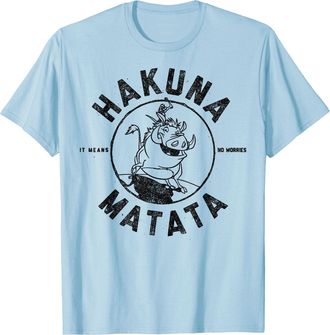 Disney König der Löwen Timon & Pumbaa Hakuna Mata Graphic T-Shirt T-Shirt