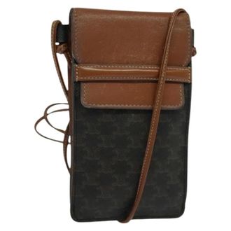 Celine Sac bandouli&egrave;re vintage Pre-owned - Femme - Pre-owned - Brun - Taille: ONE Size
