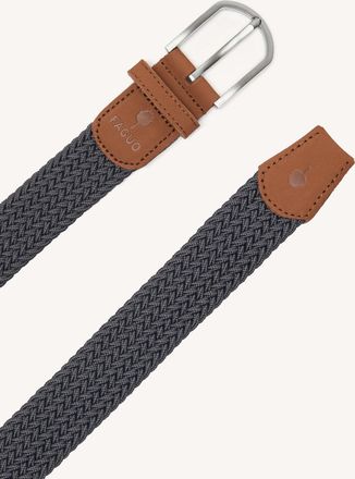 Faguo Ceinture tress&eacute;e gris et camel - BELT