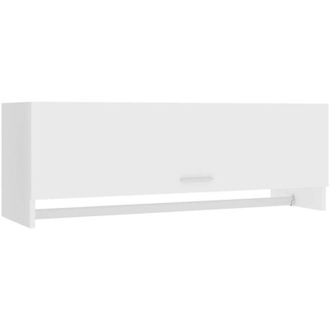 vidaXL Kleiderschrank Wei&szlig; 100x32,5x35 cm Holzwerkstoff Vidaxl