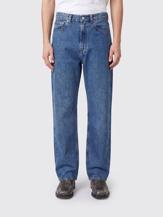 Our Legacy Jean Third Cut &agrave; taille mi-haute et coupe droite en denim de coton