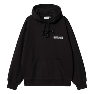Carhartt Work in Progress Stamp Hoodie - - Sweatshirts & Hoodies - Herren - Schwarzk - XL