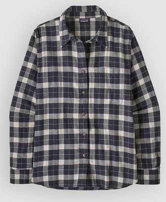 Patagonia Lw Fjord Flannel Hemd smldr blu