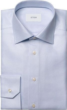 Eton Hemd aus Bio-Baumwolle mit Pepita-Muster, Contemporary Fit in