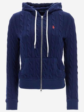 Polo Ralph Lauren Sweat-shirt en coton avec d&eacute;tail cordon