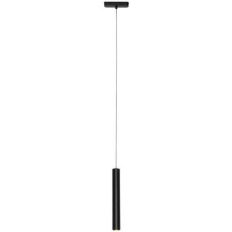 QAZQA Moderne schwarze Pendelleuchte f&uuml;r 1-phasiges Schienensystem 4,5 w 3000 k - Magnetic Cassie