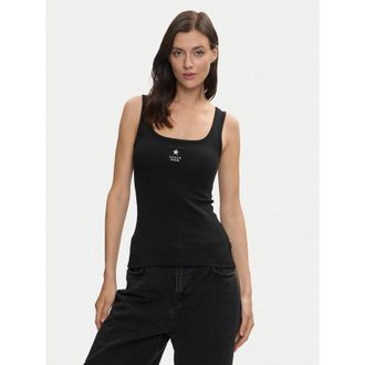 Guess Top W4YP48 KA0H1 Schwarz Regular Fit