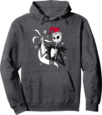 Disney The Nightmare Before Christmas Jack Santa and Zero Pullover Hoodie