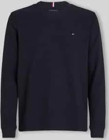 Tommy Hilfiger Regular Fit Langarmshirt mit dezentem Logo-Detail