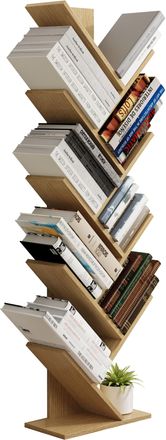 VCM Holz Aufbewahrung Stand Regal B&uuml;cherregal Deko B&uuml;cher Standregal Nulis XL