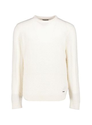 Ragman Herren Pullover beige unifarben