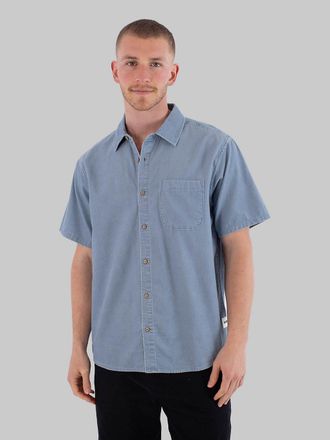 Hurley Hurley Ward Cord Hemd worker blue
