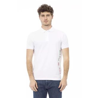 Baldinini Homme, Tops, Blanc, Taille: 4XL Polo élégant en coton blanc