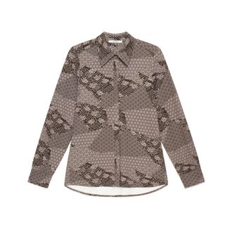 Maliparmi Mosaik Kimono-Bluse - - Blouses & Shirts - Damen - Grau - L