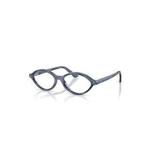 Ray-Ban Romy Optics Bio-based Havana Blau Fassung Klar Glas Polarisiert 52-16