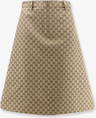 Gucci GG cotton canvas skirt - GUCCI - gender_Woman