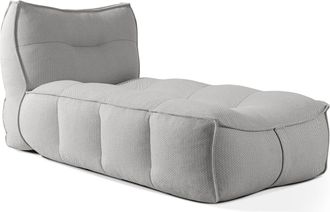 Konsimo Garten LOVIA Loungesofa, GartenliegeGartenm&ouml;bel, Sofa 2-Sitzer, Premiumqualit&auml;t aus EU hochwertiger Sitzkomfort, mit integrierter Schutzh&uuml;lle, (dunkel