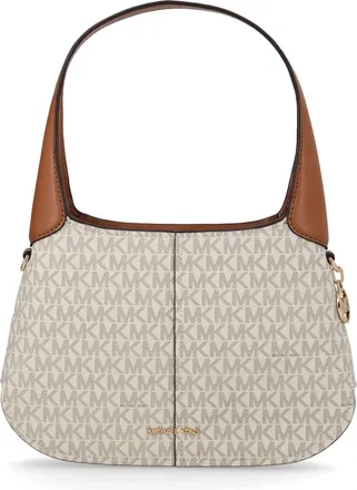 Michael Michael Kors Womens Small Alice Bag Beige 89.pvc Shoulder