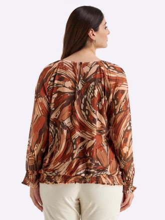 Sheego T-Shirt Langarm-Shirt Langarm